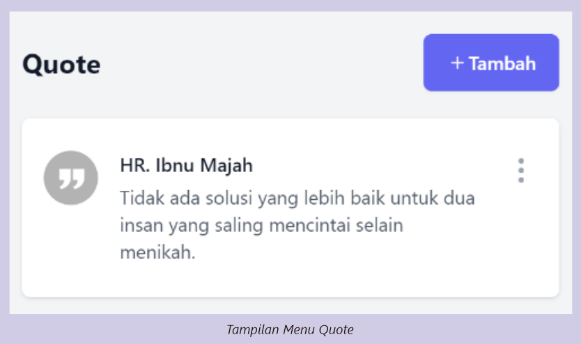 Edit Story & Quote - Tutorial Edit Website Undangan Datengdong - Datengdong